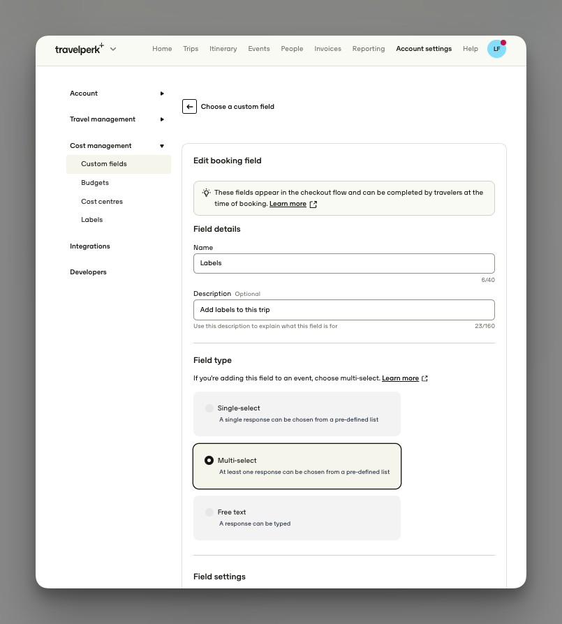 Migrating labels to custom fields – Help center